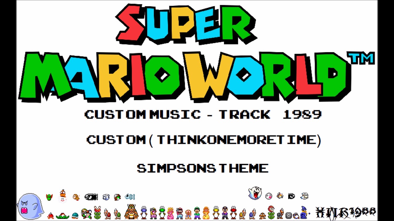 SMW Custom Music - Track 1989 (CUSTOM (ThinkOneMoreTime) - Simpsons ...