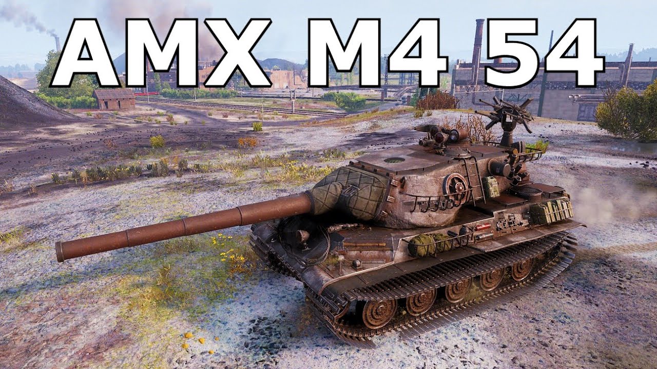 World of Tanks AMX M4 mle. 54 - 4 Kills 10,6K Damage - YouTube