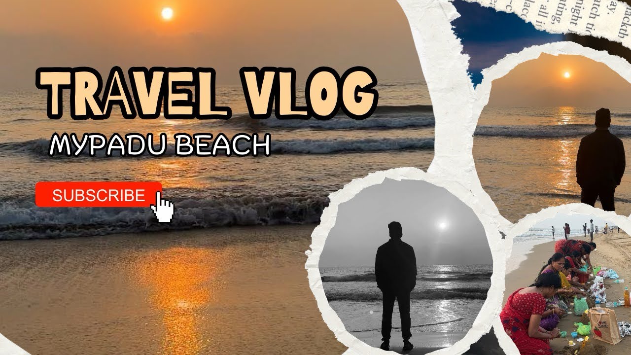🌊 Nellore Mypadu Beach Vlog | Hidden Gem of Andhra Pradesh 🌅 # ...