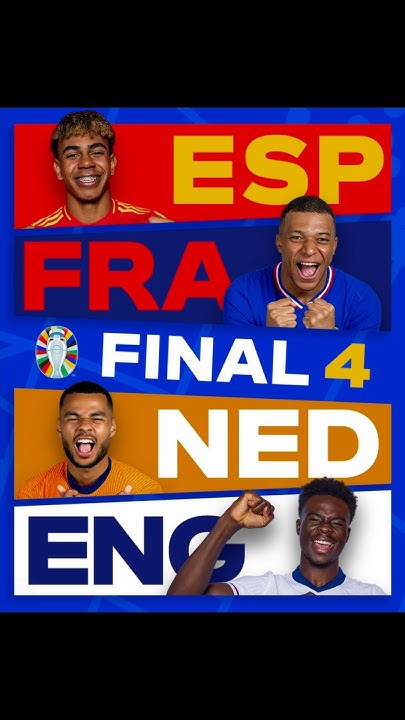 ОЦЕ МАТЧІ Євро 2024 півфінал Іспанія Франція Нідерланди Англія Зто виграє Чемпіонат Європи