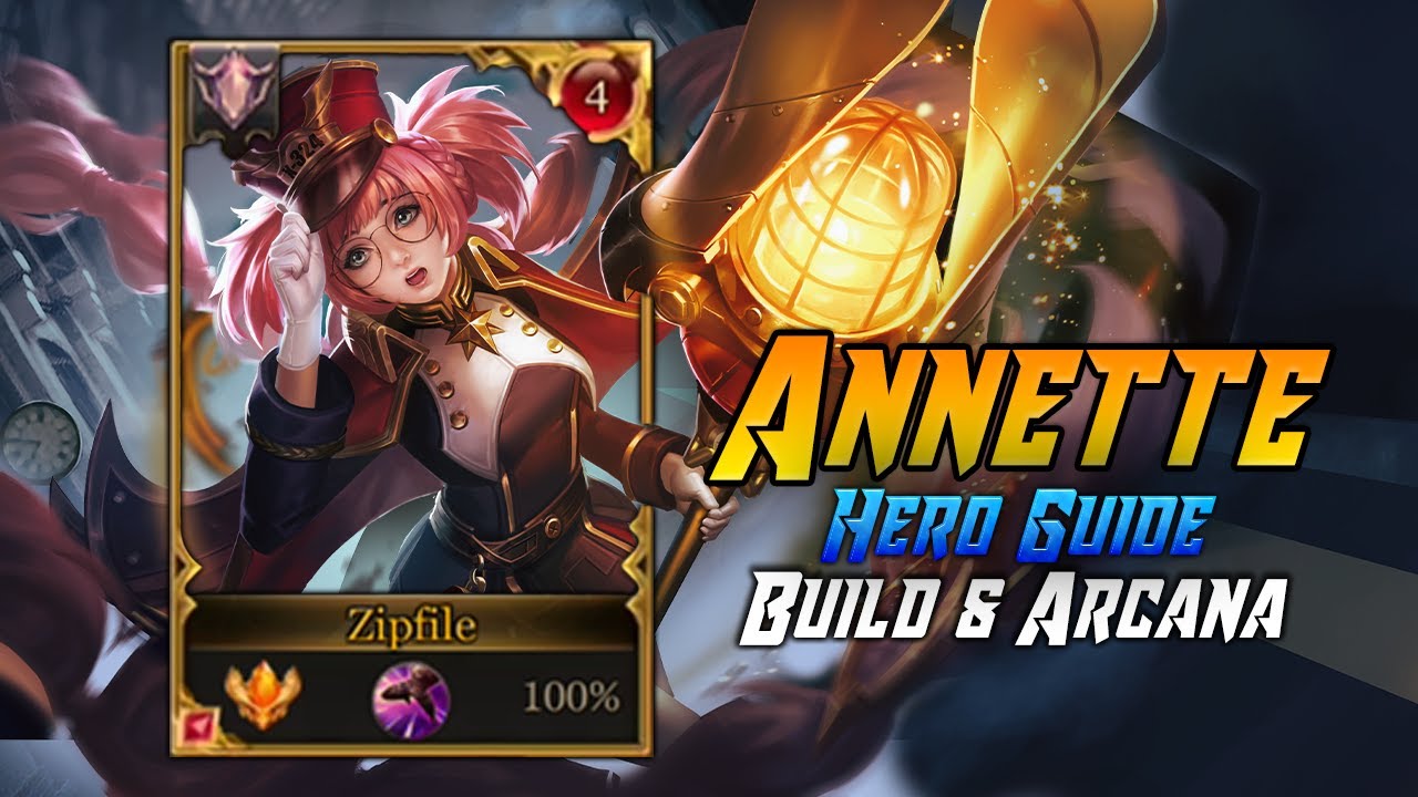 Annette Hero guide (Build+Arcana) | (펜타스톰/Rov/Liên Quân Mobile/Aov ...