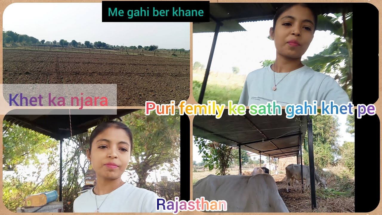puri family ke sath gahi khet pe||🐄#share #vilegelife #vlog #vlogar # ...