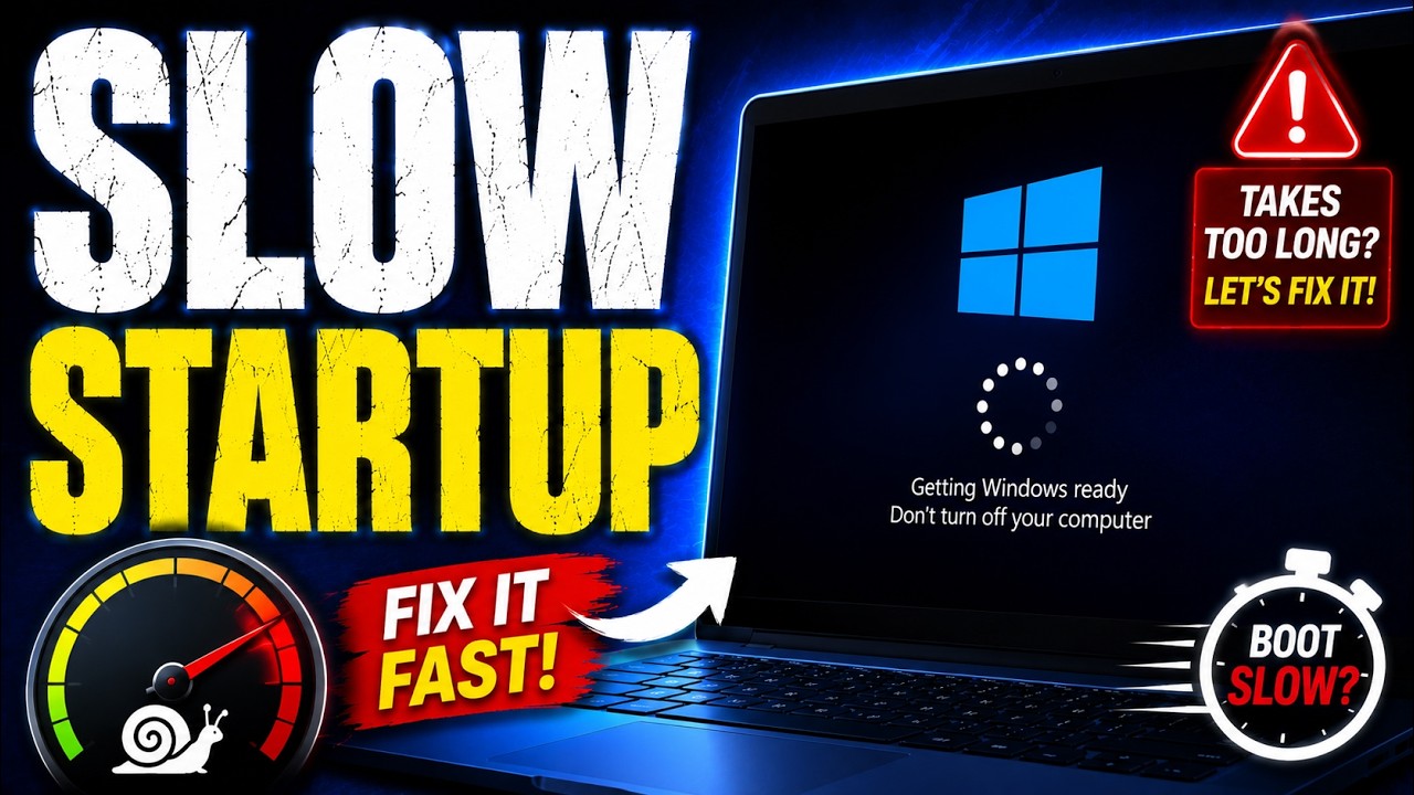 How to Fix Slow Startup on Windows 11 & Windows 10 (2026) - YouTube