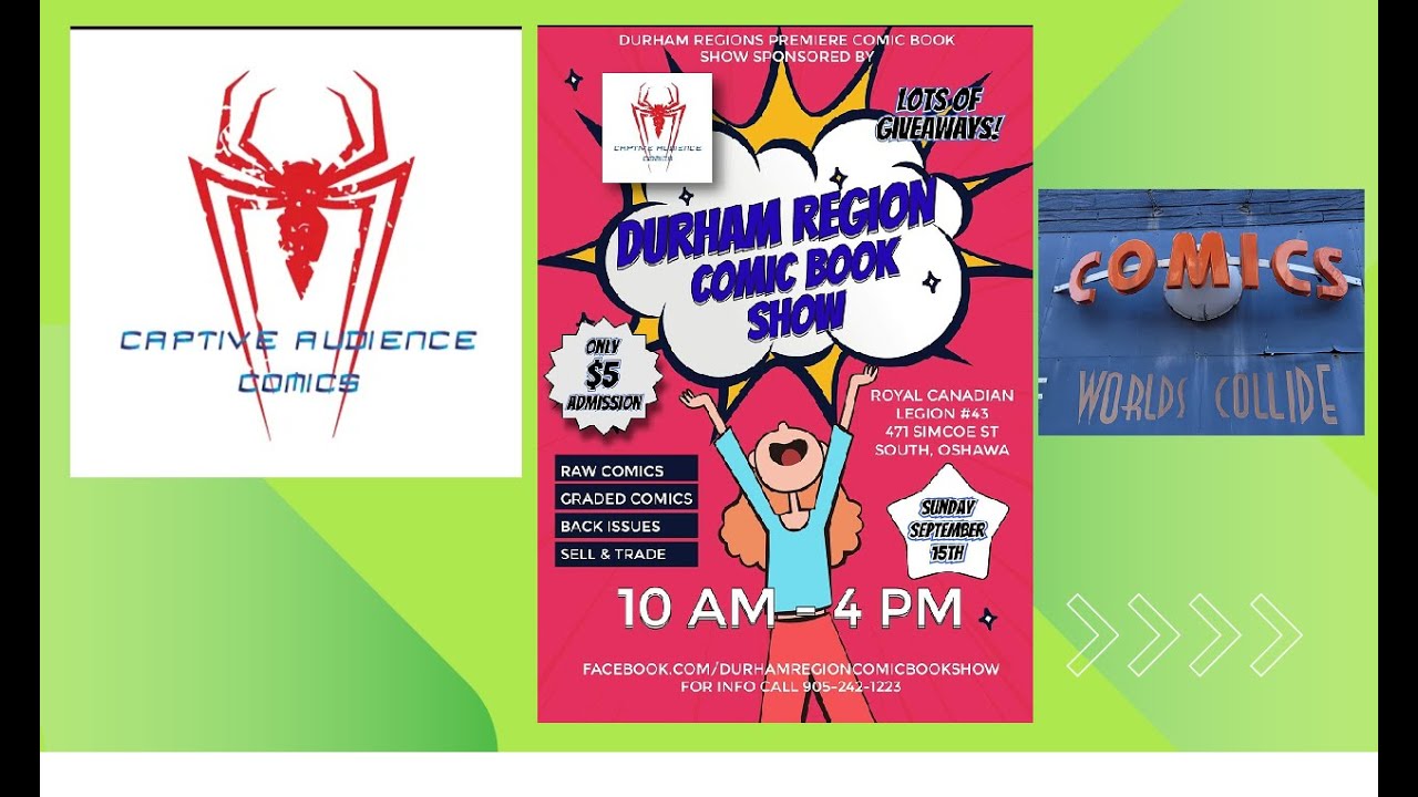 Durham Region Comic Book Show 2024 - YouTube