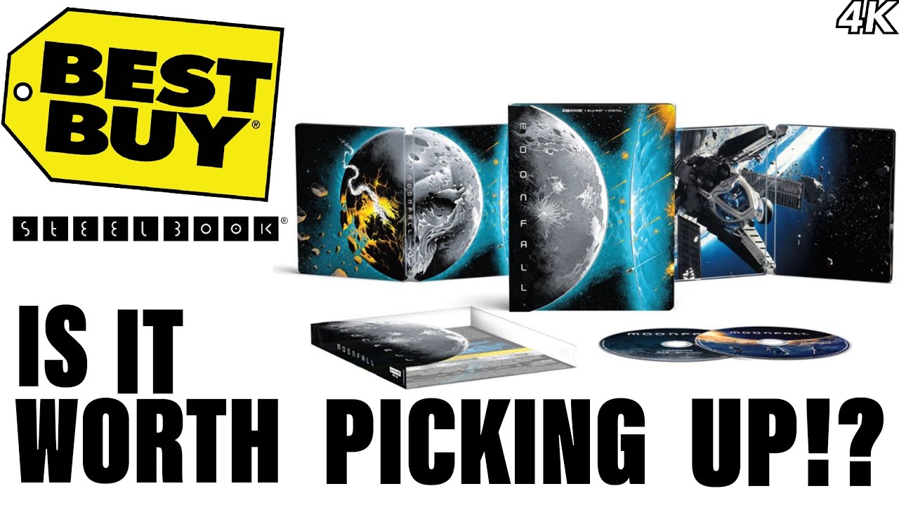 MOONFALL Bestbuy Exclusive 4K (Steelbook) Unboxing and Review With ...