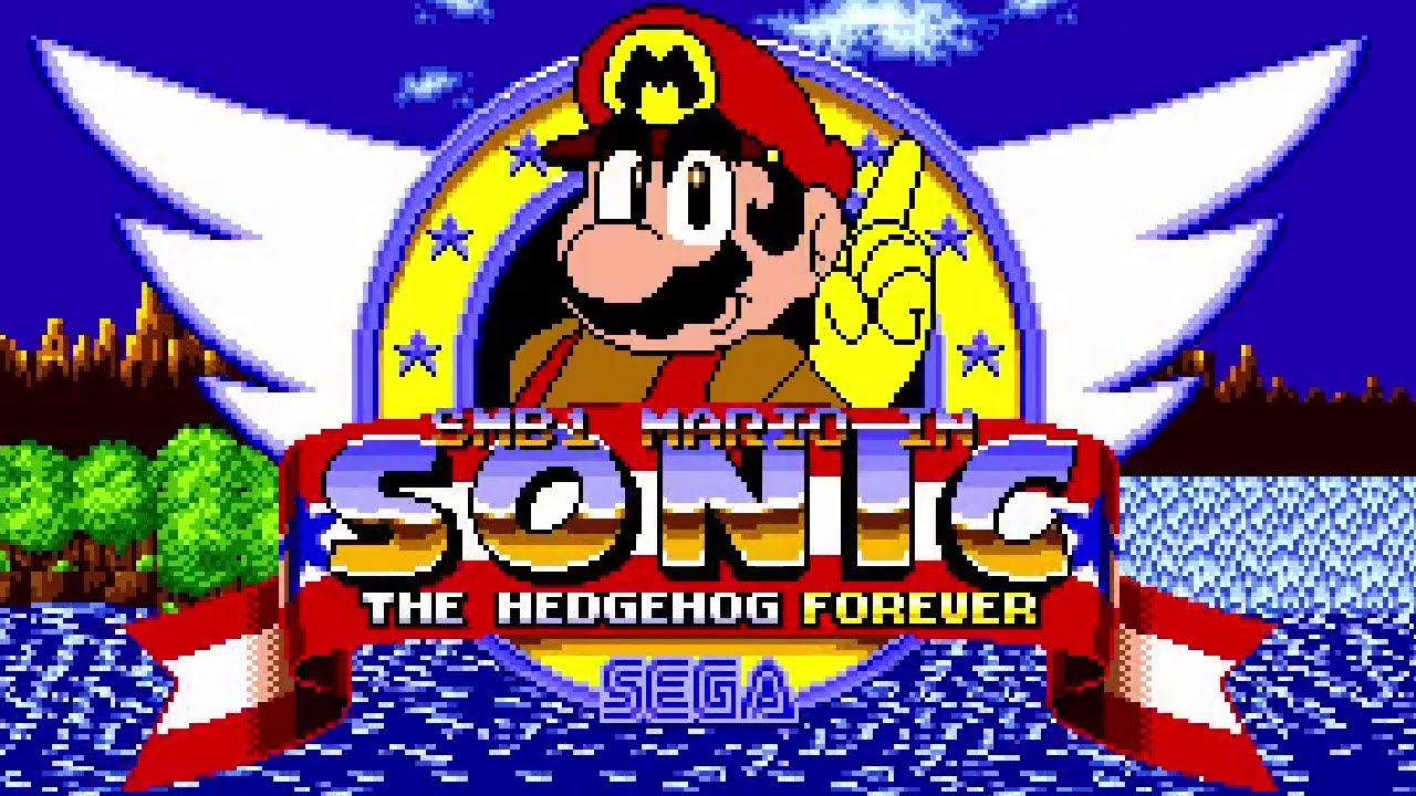 SMB1 Mario in Sonic Forever - Full Longplay with All Chaos Emeralds ...