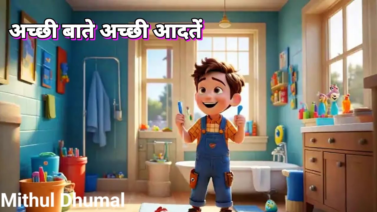 अच्छी बाते अच्छी आदतें/Achi Baate Achi Aadate/Nursery Rhymes For Babies ...