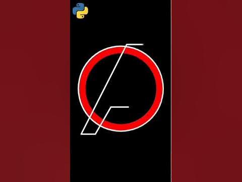 Avengers logo made with python turtle #shorts #short - YouTube