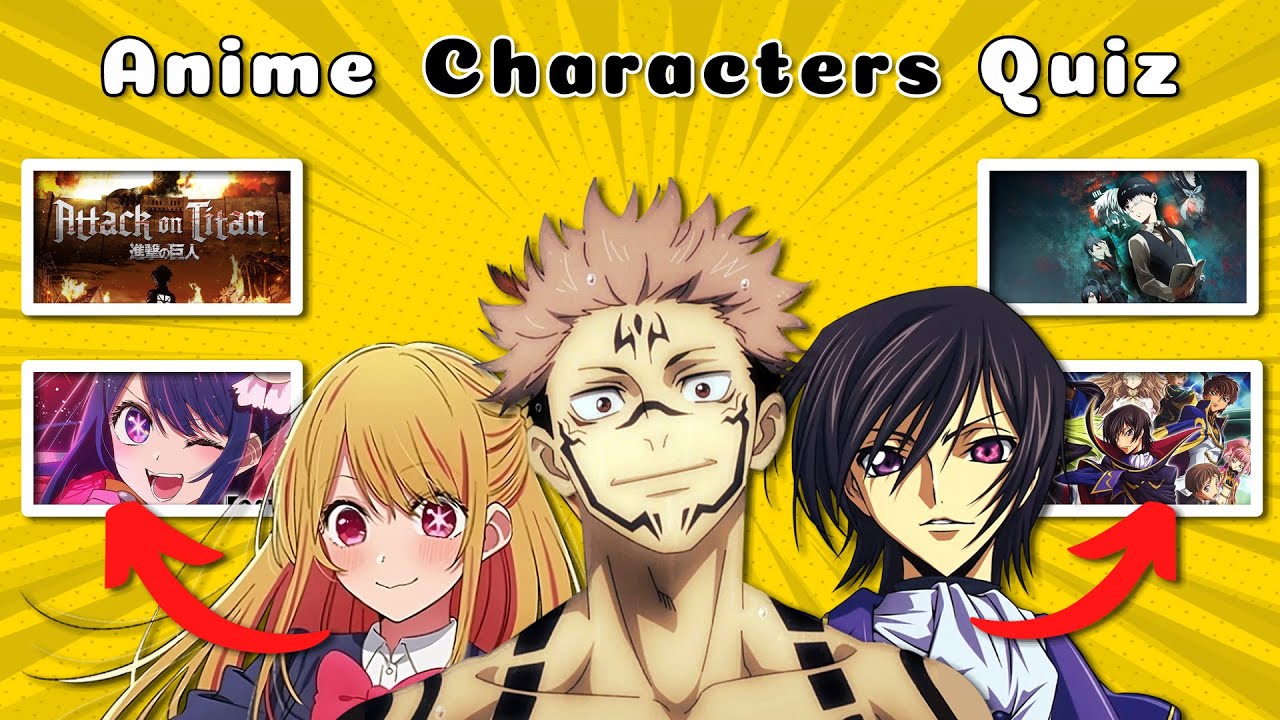 🐾 GUESS the ANIME by the CHARACTERS 🐾 - YouTube