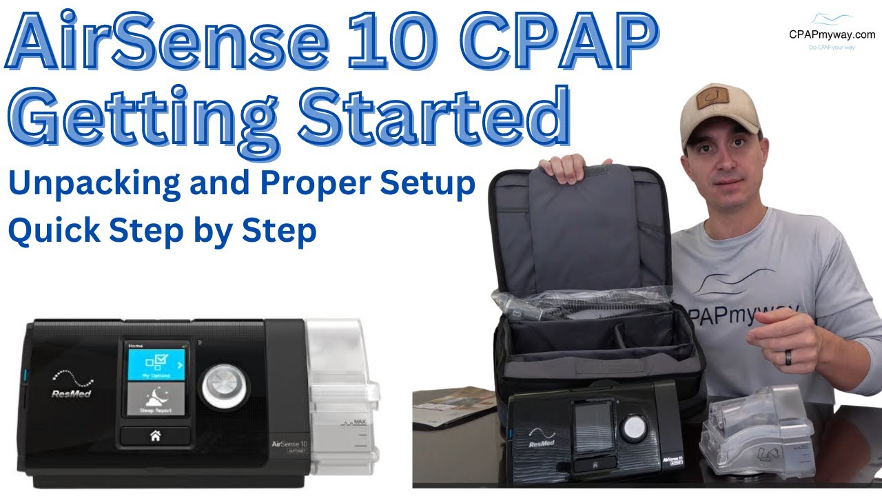 AirSense 10 CPAP - Unpacking and Setup - YouTube