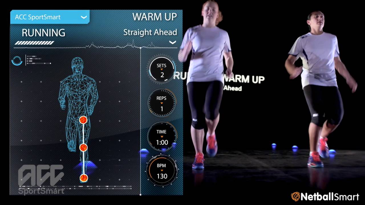 NetballSmart: Running straight ahead - YouTube