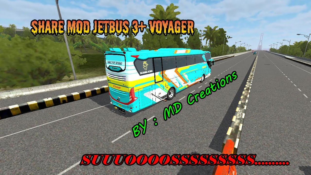 Mod Jetbus 3+ Voyager Terbaru 2020 By MD Creation | Bussid | Tividi ...