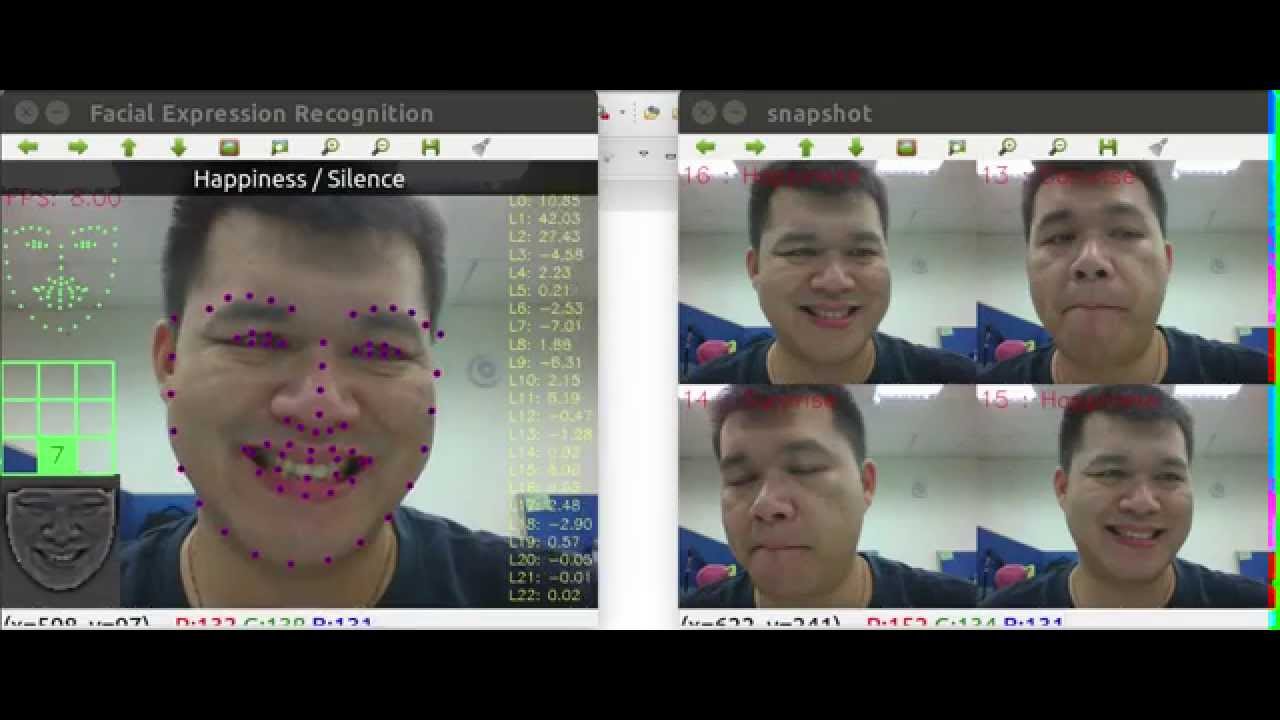 Real Time Facial Expression - YouTube