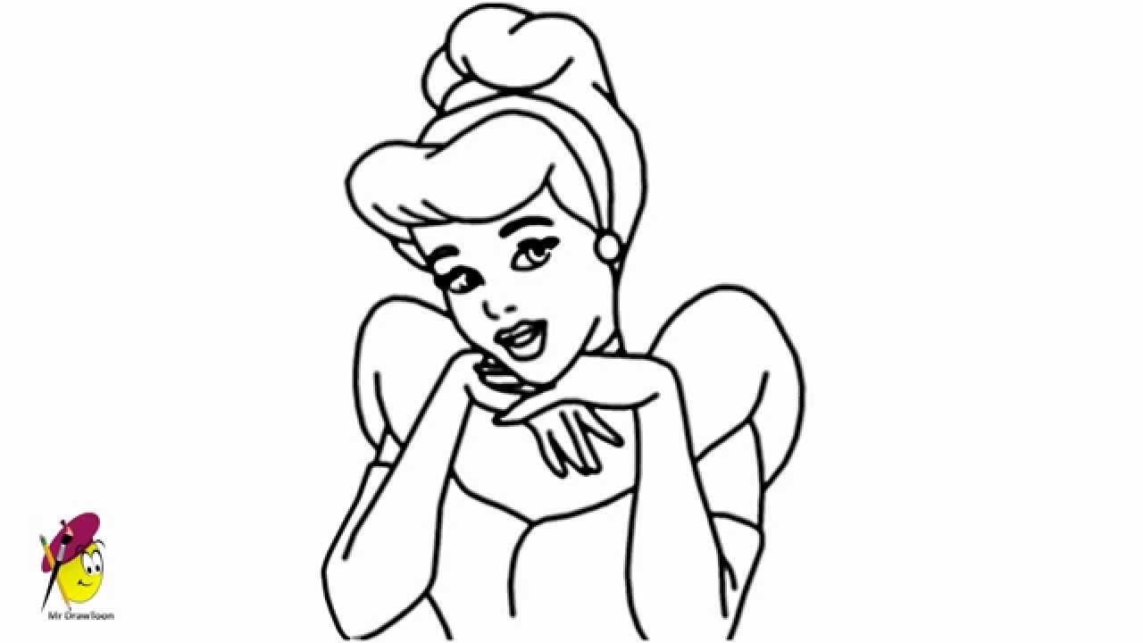 Beautiful cinderella - How to draw Cinderella - YouTube