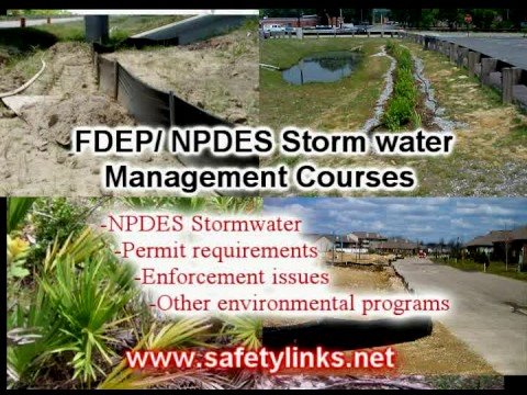 FDEP/ NPDES Storm water Management Course - YouTube