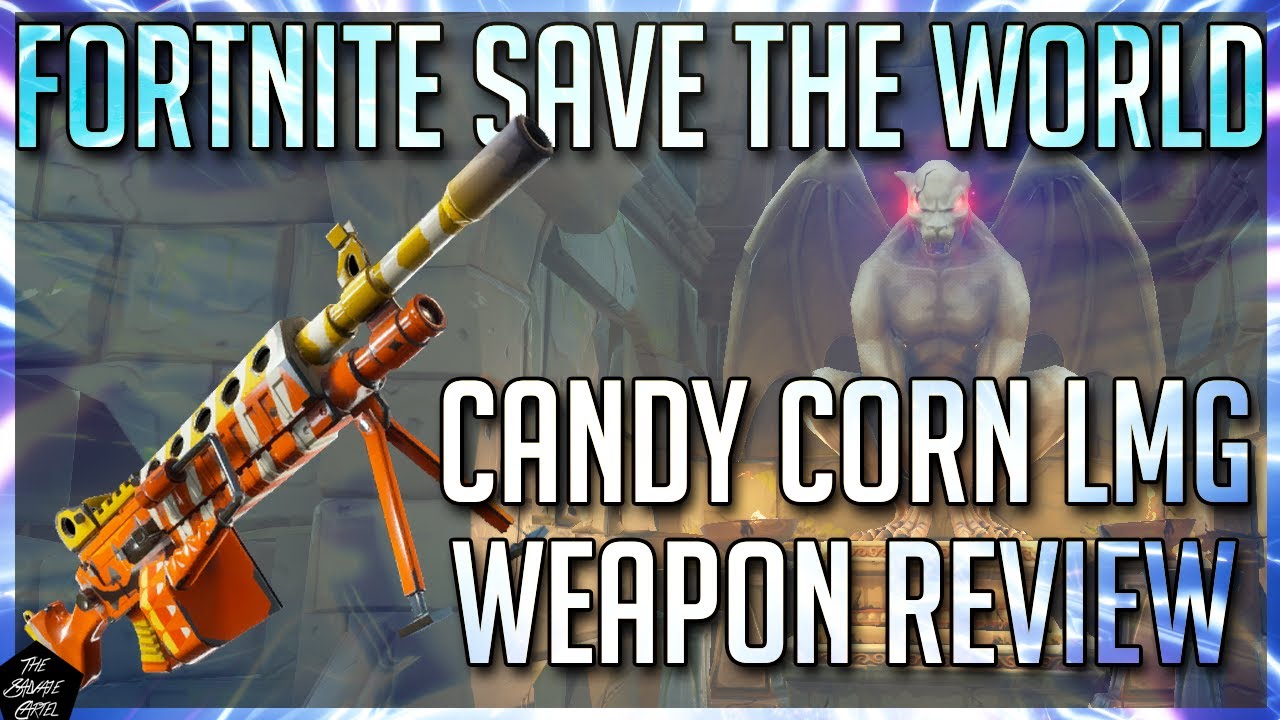 FORTNITE STW: CANDY CORN LMG IN-DEPTH REVIEW! - YouTube