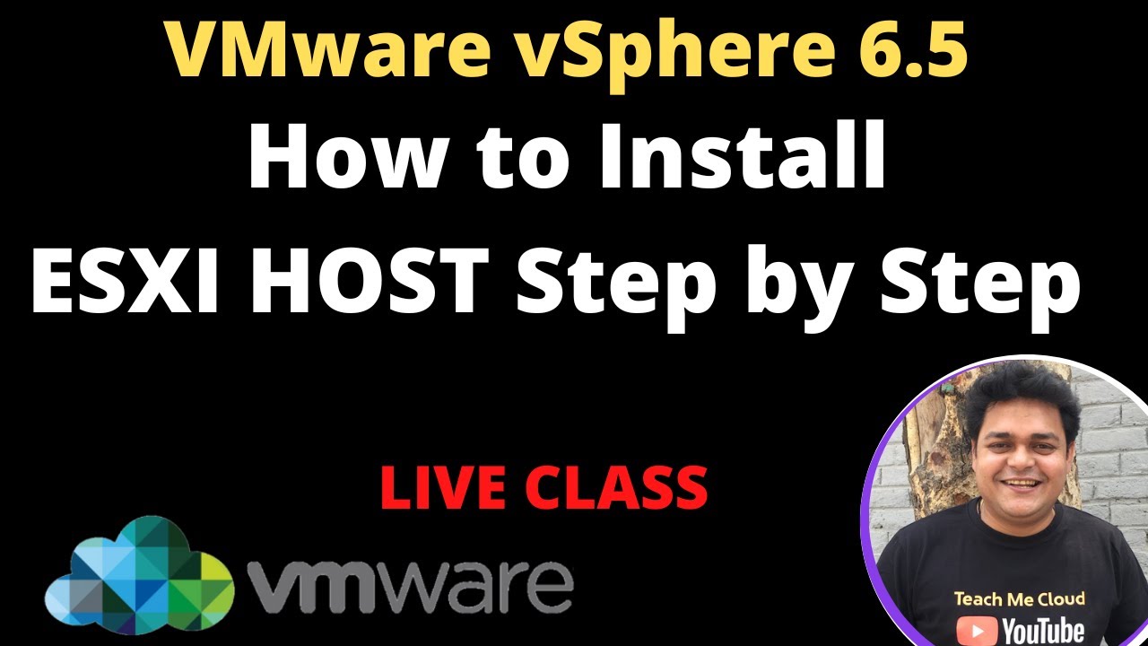 How To Install Esxi Host Step By Step Guide Vmware Vsphere Esxi Host Installation Youtube