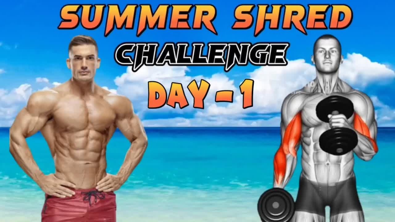 "Summer Shred Challenge: Day 1 Upper Body Workout for a Lean and ...