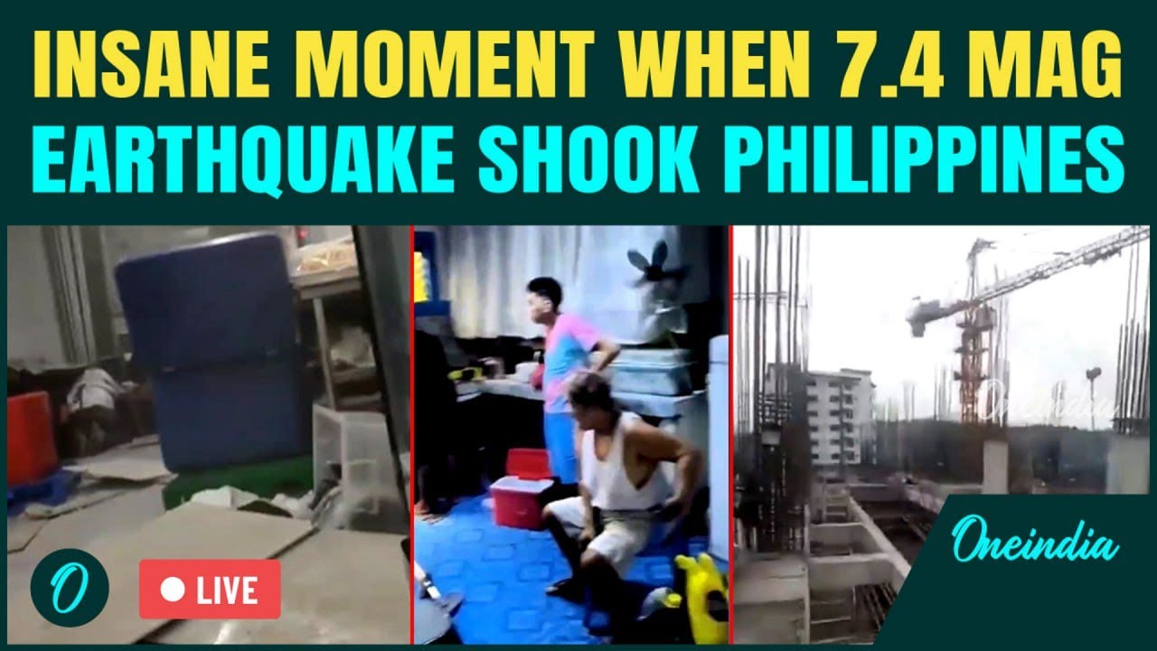 Philippines Earthquake LIVE: Terrifying Footage Shows Workers Trapped ...