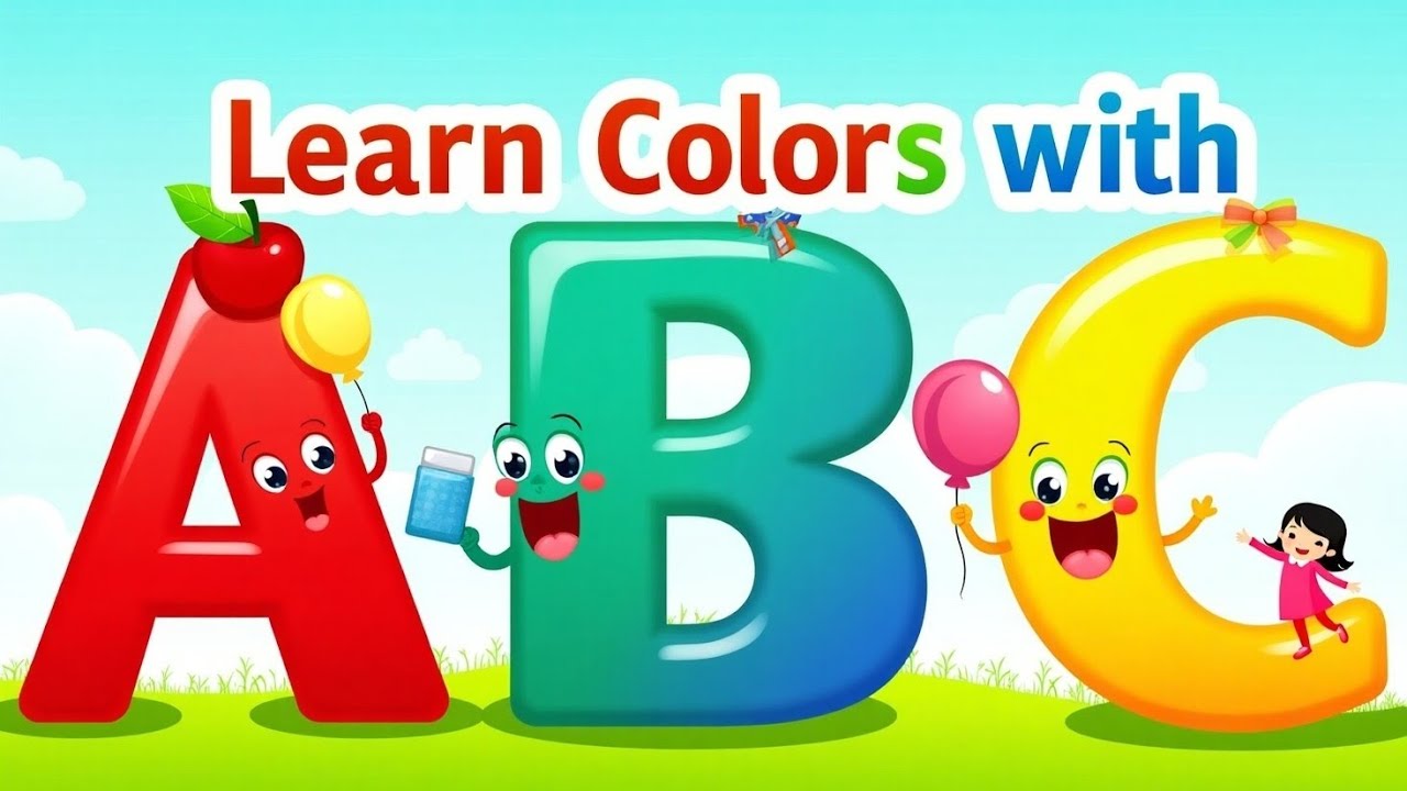 ABC Colors Song for Kids | Fun Alphabet Learning with Colors! #ABCSong ...