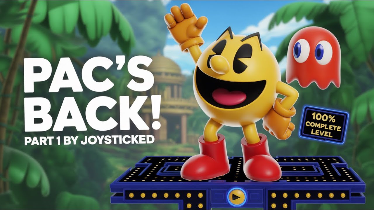 Pac-Man World 2 Re-Pac - The Bear Basics Gameplay 100% Walkthrough Part ...