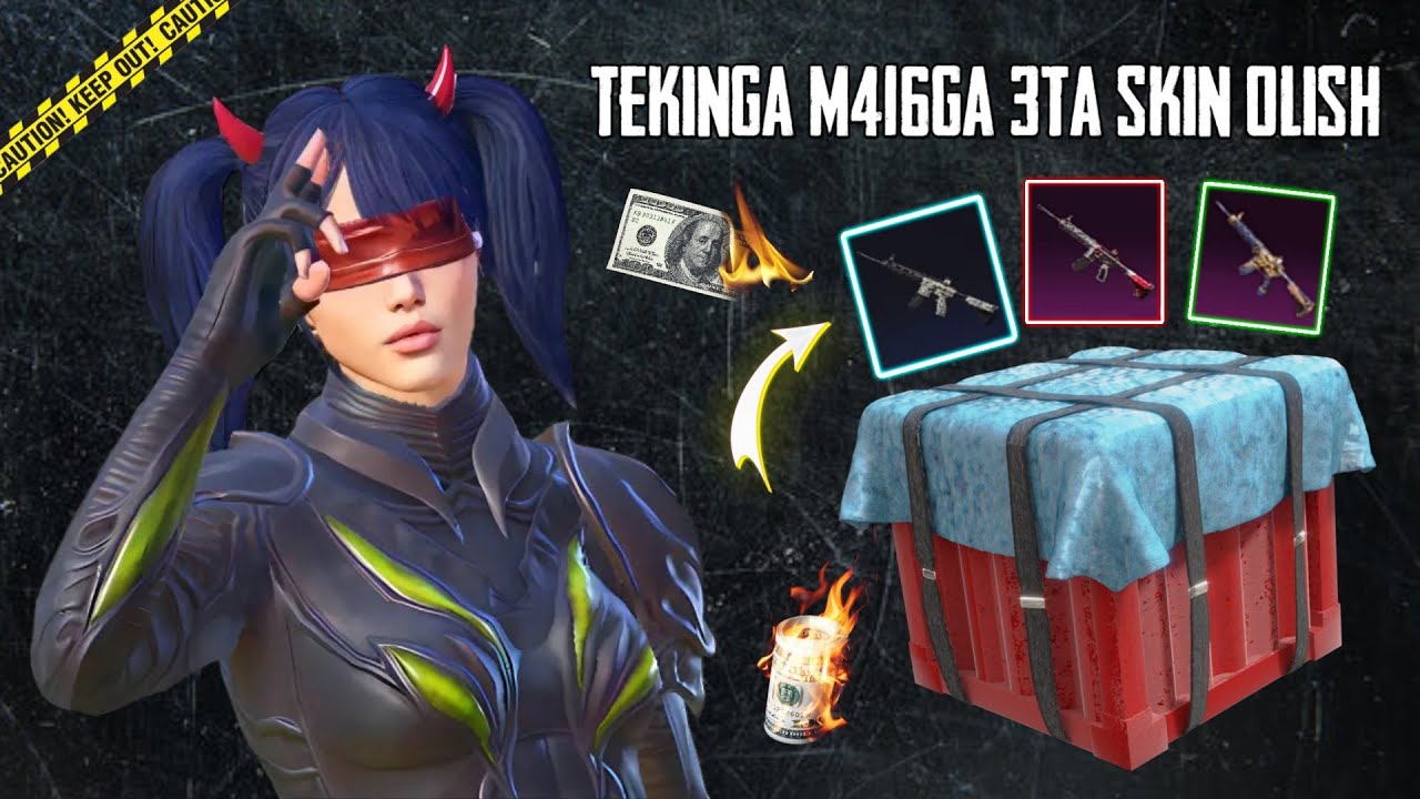 🤔TEKINGA M416GA 3TA SKIN OLISHNI OʻRGANAMIZ🫡 - YouTube