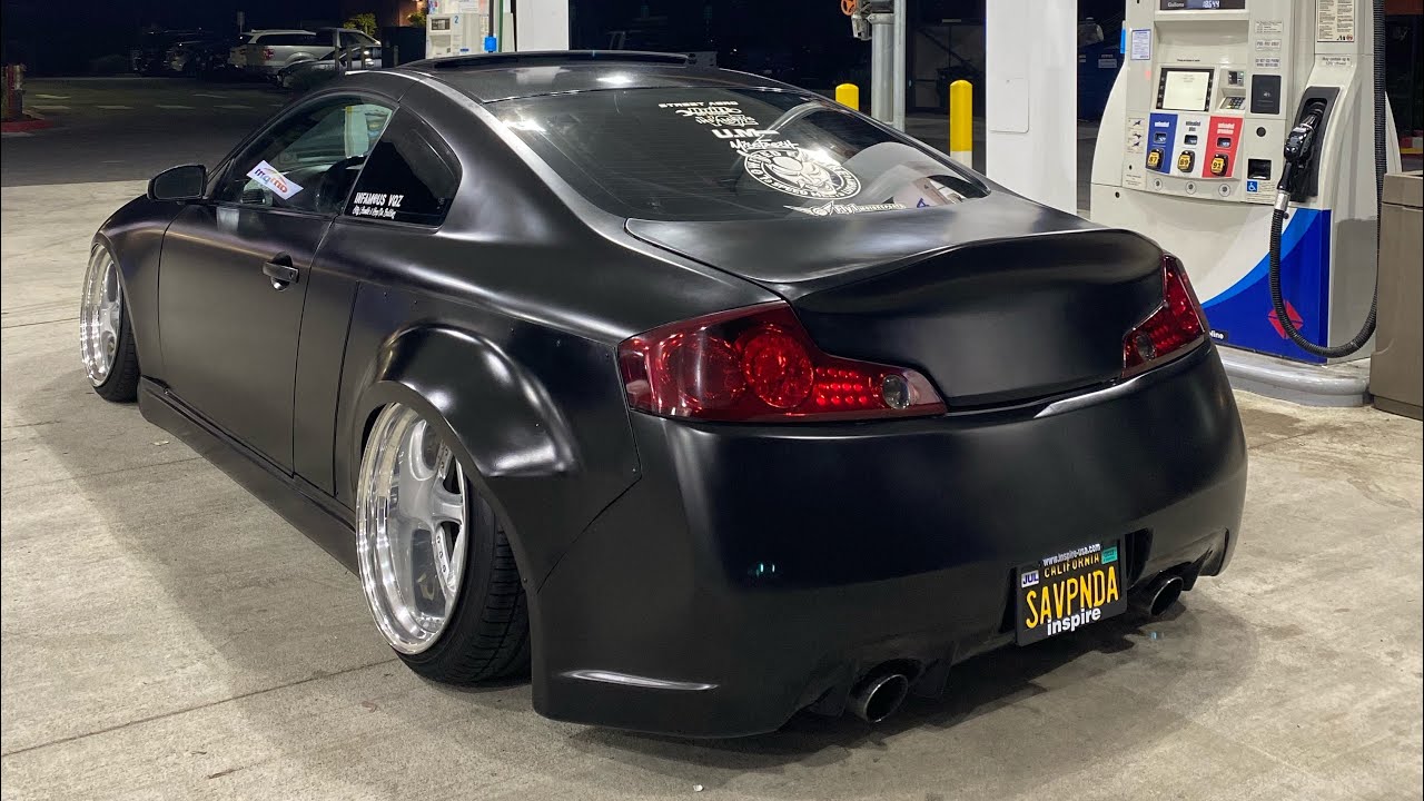 Infiniti G35 Coupe Gets a New Exhaust Set up (State Reff Ready) - YouTube