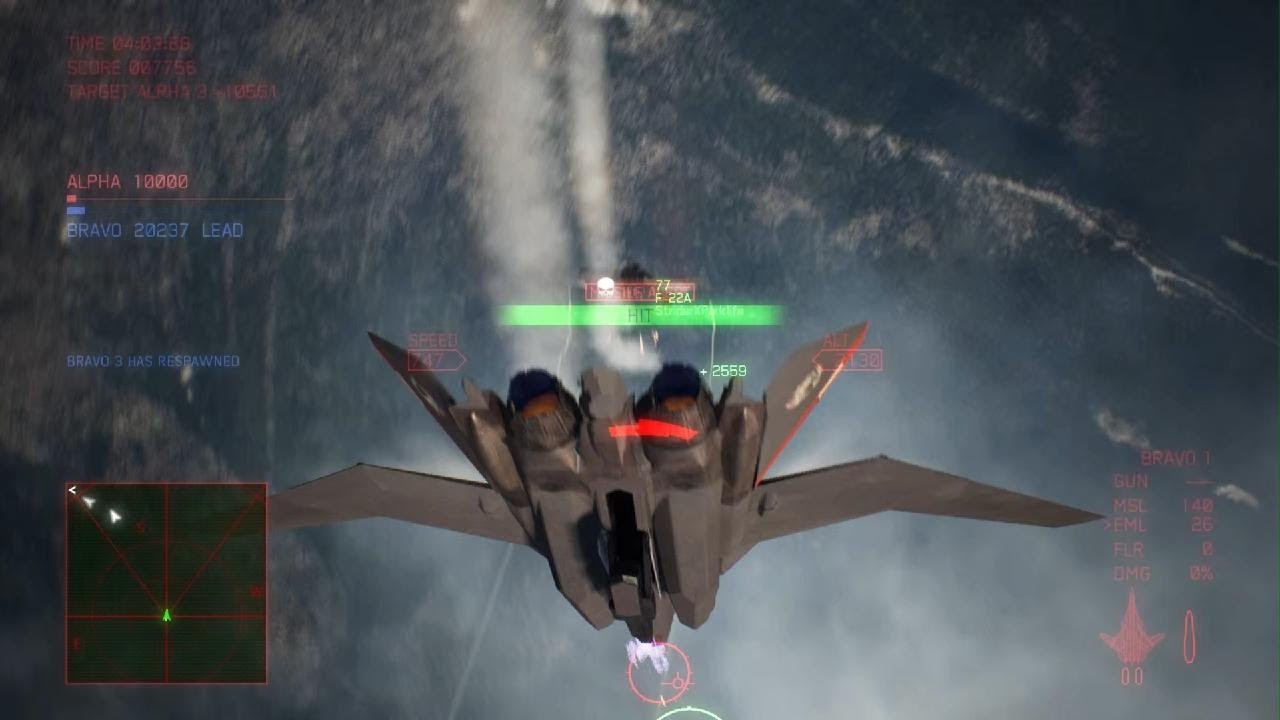 Ace Combat 7 4-Way Team Match - X-02S - YouTube