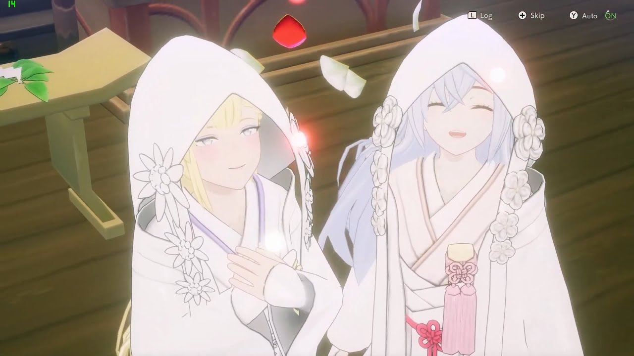 Kaguya and Clarice Wedding - Rune Factory: Guardians of Azuma - YouTube