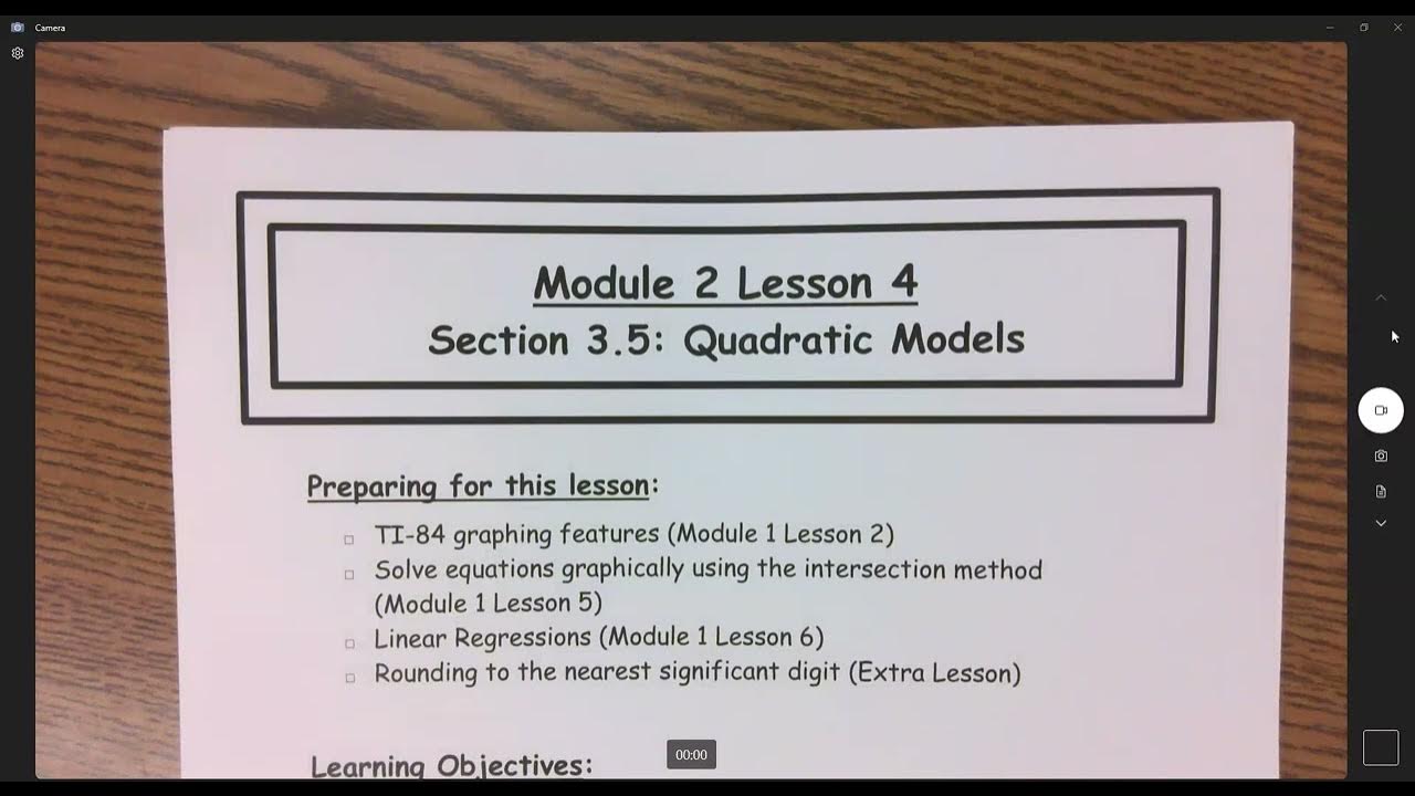 Module 2 Lesson 4 Intro - YouTube