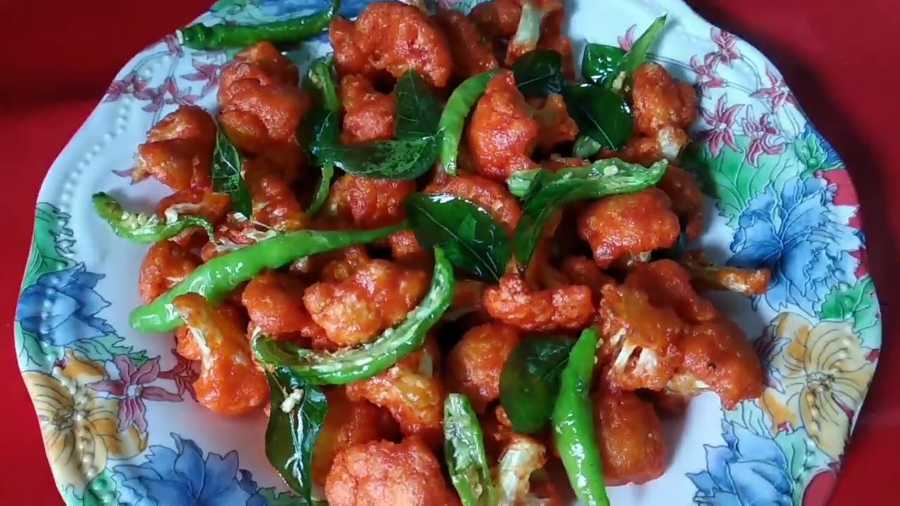 Gobi 65/instant n easy starter for bignners/veg dish/ Paro's kitchen ...