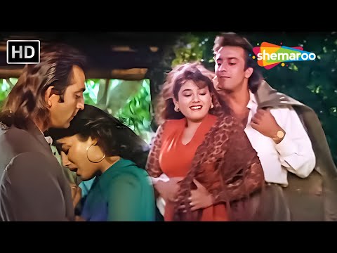 Khate Hain Hum Kasam (HD) | Sanjay Dutt, Raveena Tandon | Aatish(1994) | Kumar Sanu | Romantic Songs