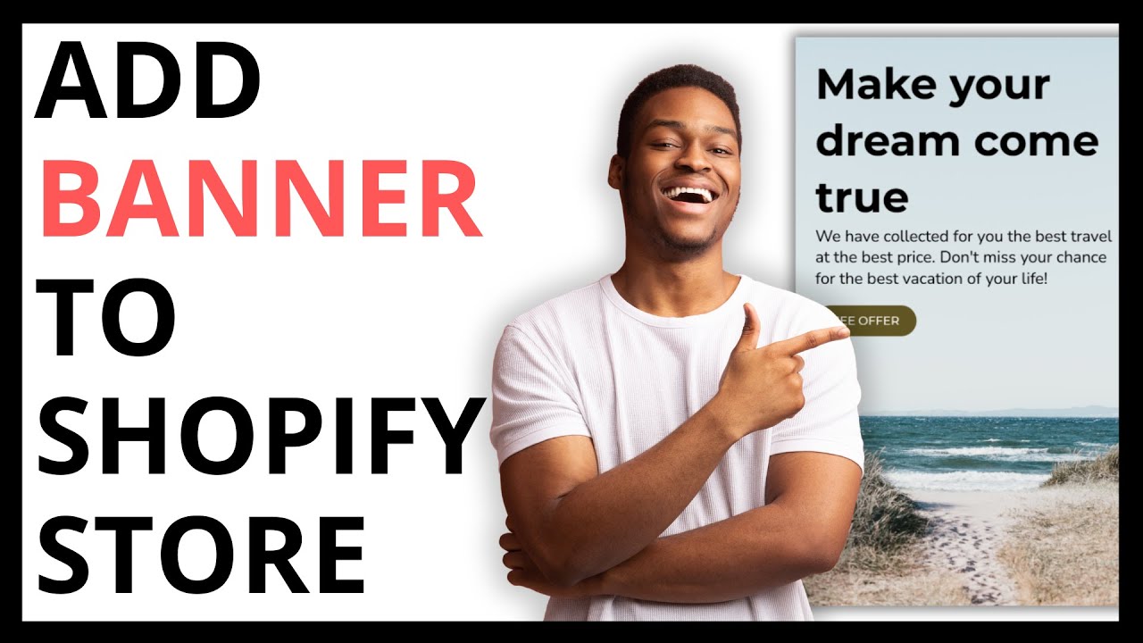 How to Add Banner to Shopify Store [QUICK GUIDE] - YouTube