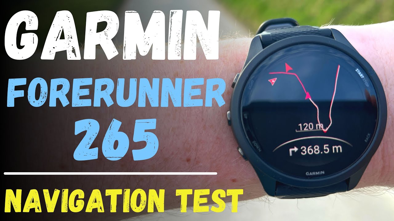 Garmin Forerunner 265 Navigation im Test deutsch - YouTube