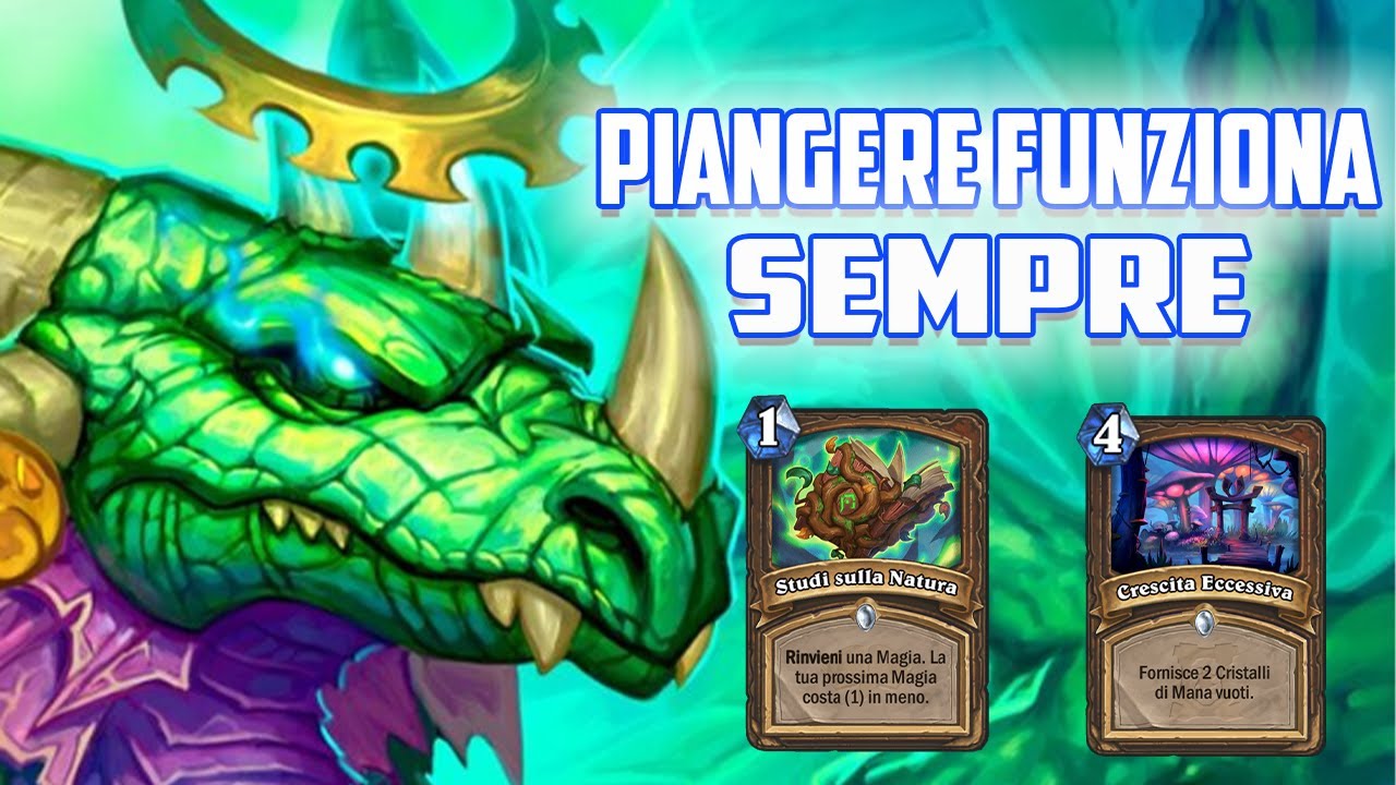 LA TECNICA DEL PIANTO FA IMPAZZIRE GLI AVVERSARI!! HATERS NON VI SENTO!!! | HEARTHSTONE ITA ...