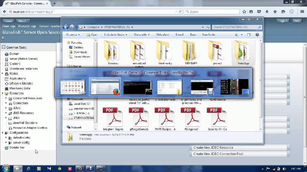how to execute java program in glassfish server - YouTube