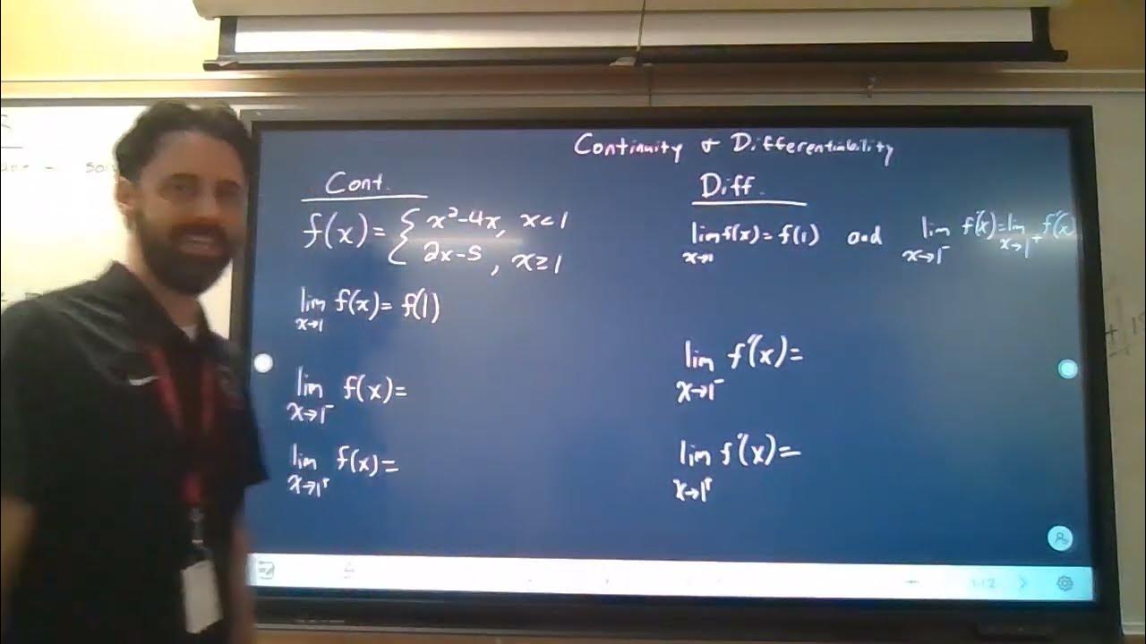Continuity and Differentiability - YouTube