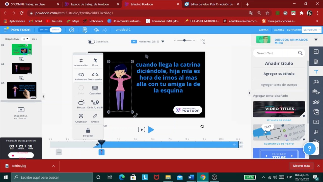 compartir enlace en powtoon - YouTube
