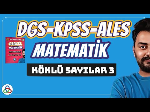 KÖKLÜ SAYILAR | 3. Video | DGS-KPSS-ALES Matematik | 2026 |