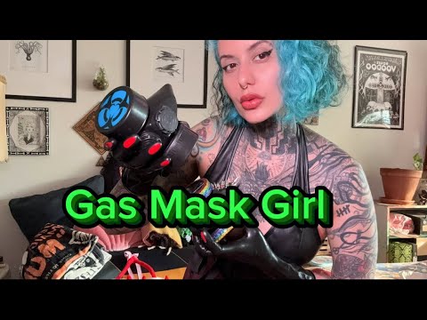 Leather, latex and gas masks