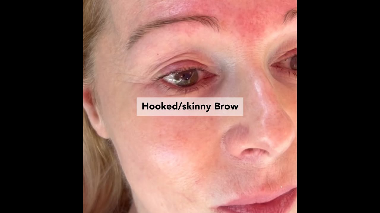 Hooked/Skinny Brow Transformation! #brows #browtutorial #makeupproducts ...