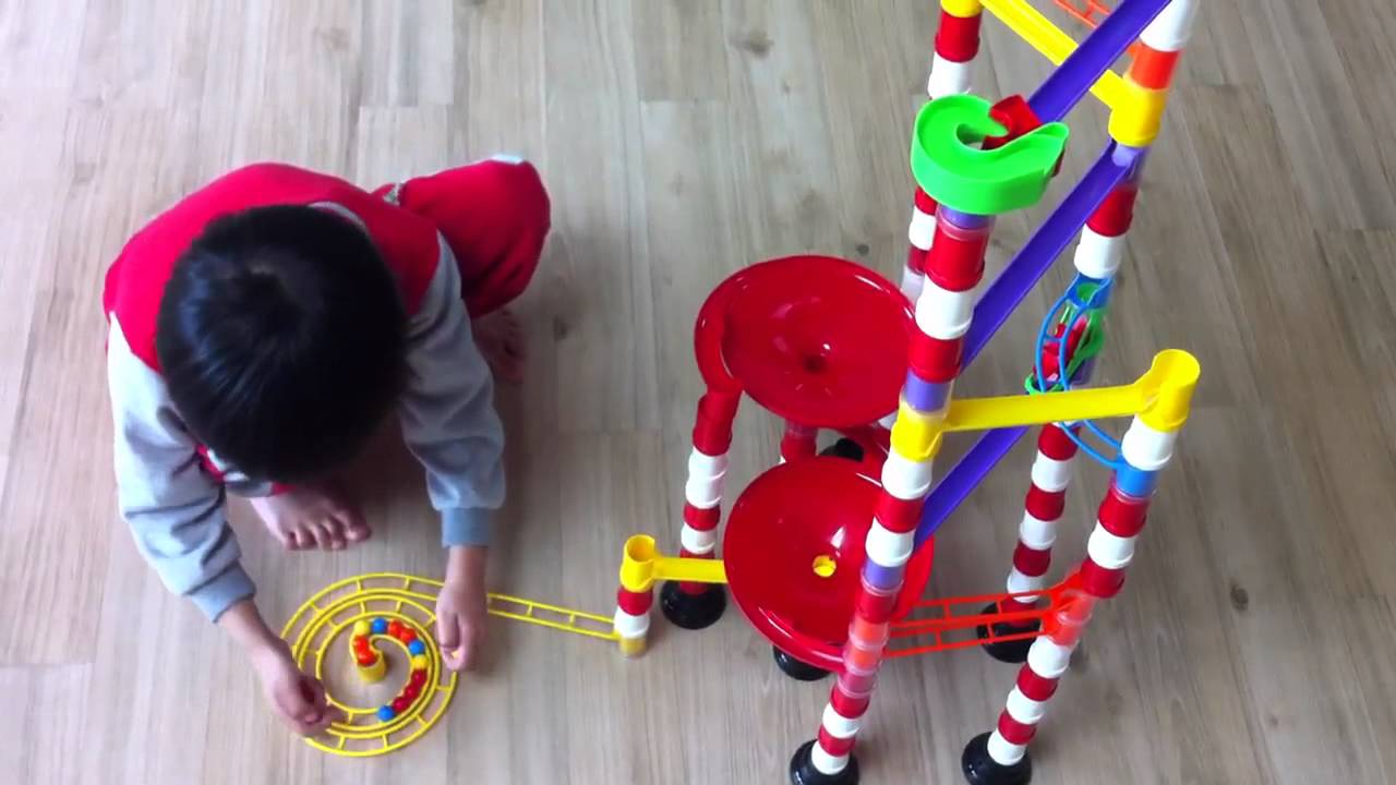 Quercetti Marble Run Vortis Maxi 224 - YouTube