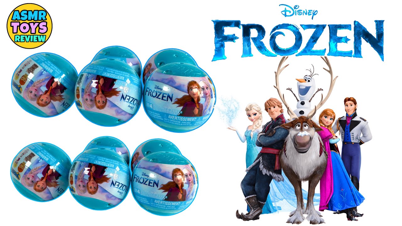 Frozen MASHEMS Disney ASMR Review and Unboxing - YouTube
