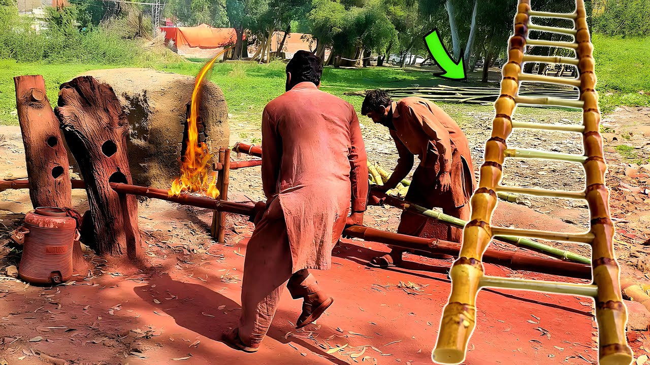 How to Make a Ladder || Wooden Ladder Making Process || - YouTube