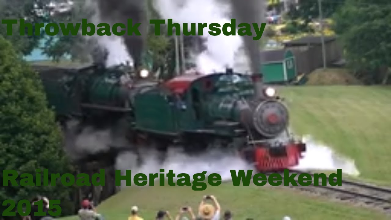 #TBT Railroad Heritage Weekend 2015 photo runbuys - YouTube