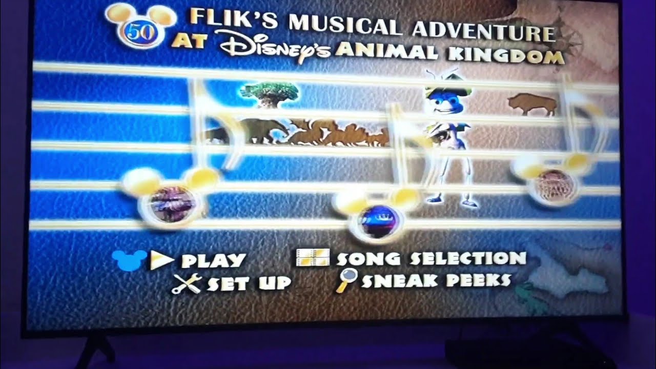 disney sing-along-songs fliks musical adventure DVD menu walkthrough ...