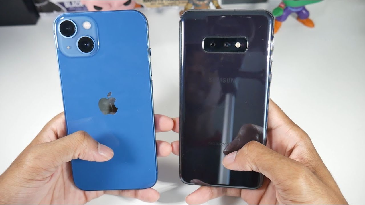 iPhone 13 VS Samsung Galaxy S10e (Speakers, Speed Test & PUBG Graphics ...