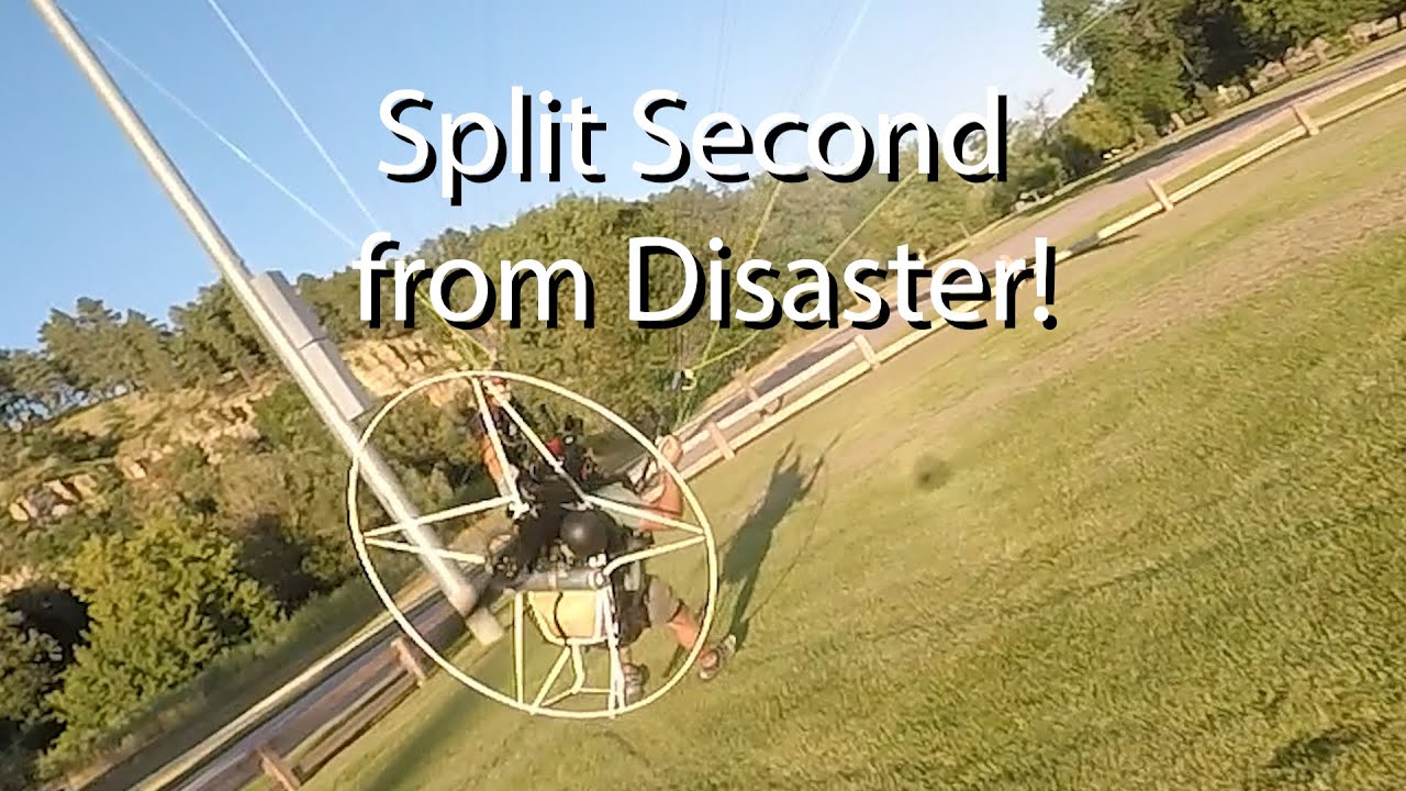 My First Paramotor Real Crash! - YouTube