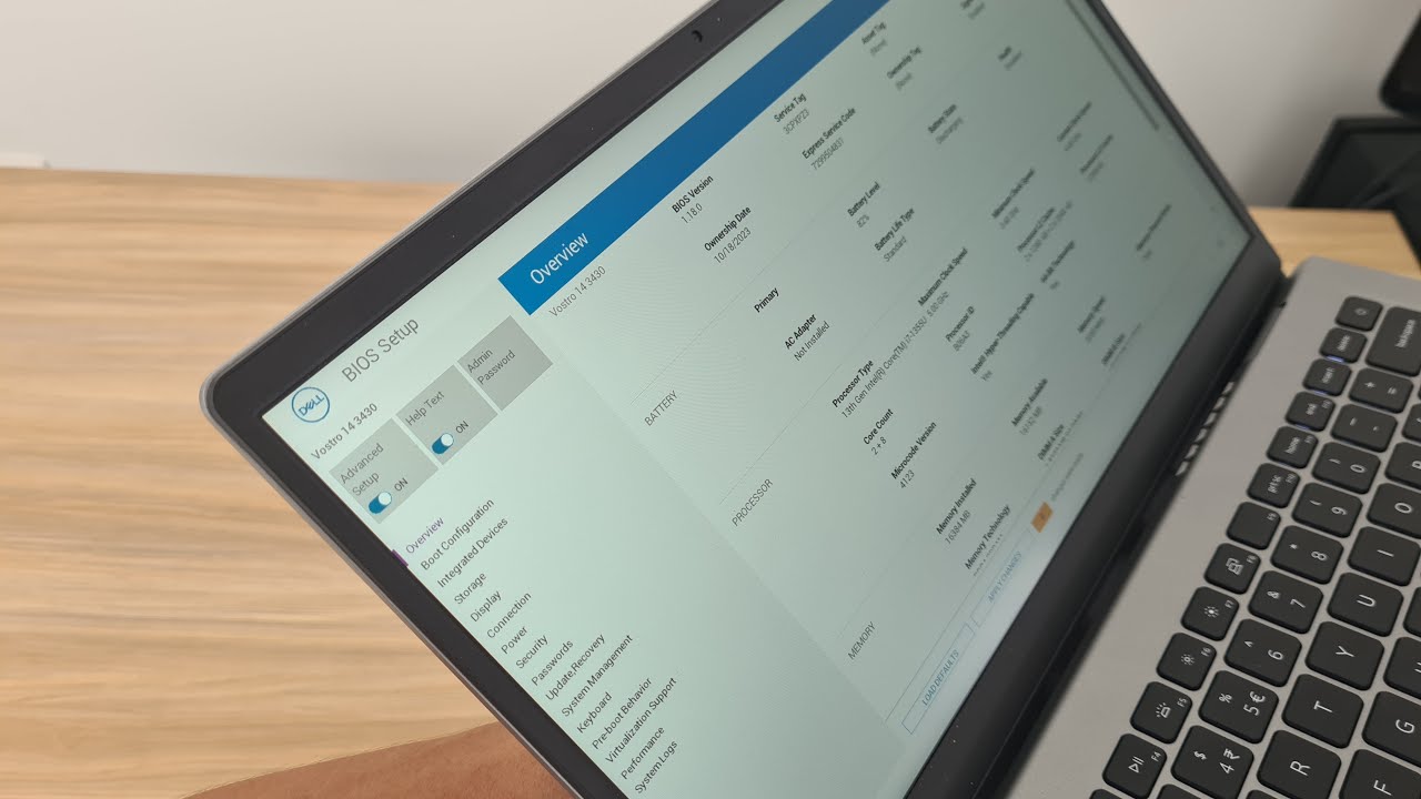 How to Enter BIOS Setup Page on Dell laptop - YouTube