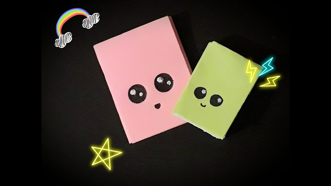 How to a make a cute mini book. - YouTube